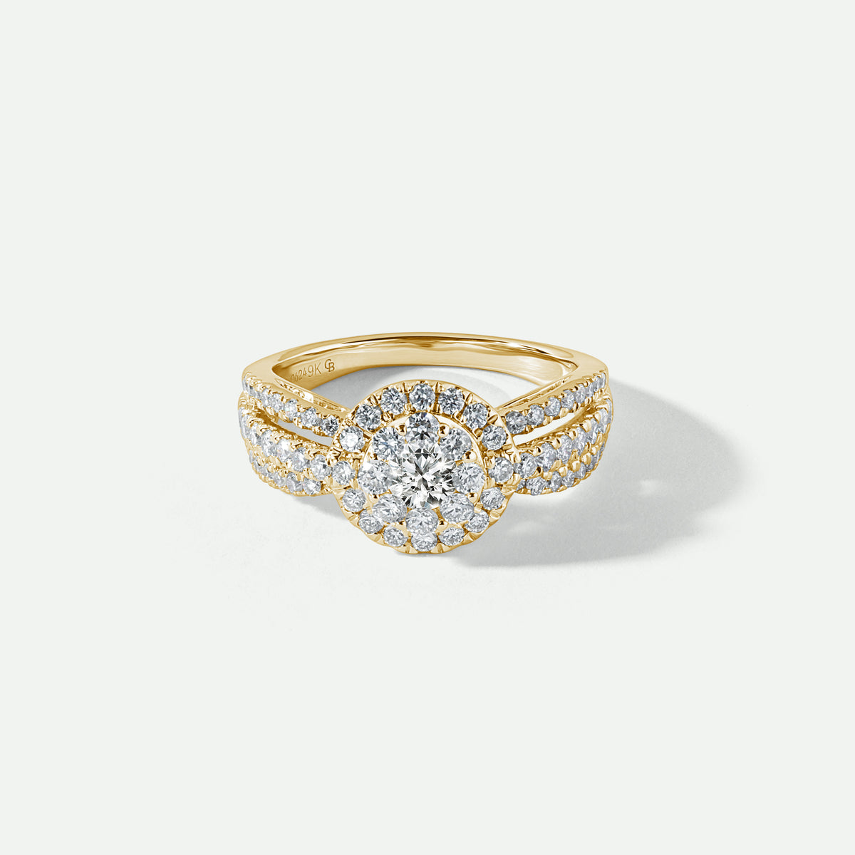Fergie | 9ct Yellow Gold 1ct tw Lab Grown Diamond Engagement Ring ...